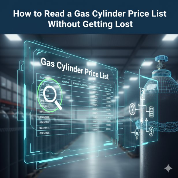 How to Read a Gas Cylinder Price List Without Getting Lost Article ...